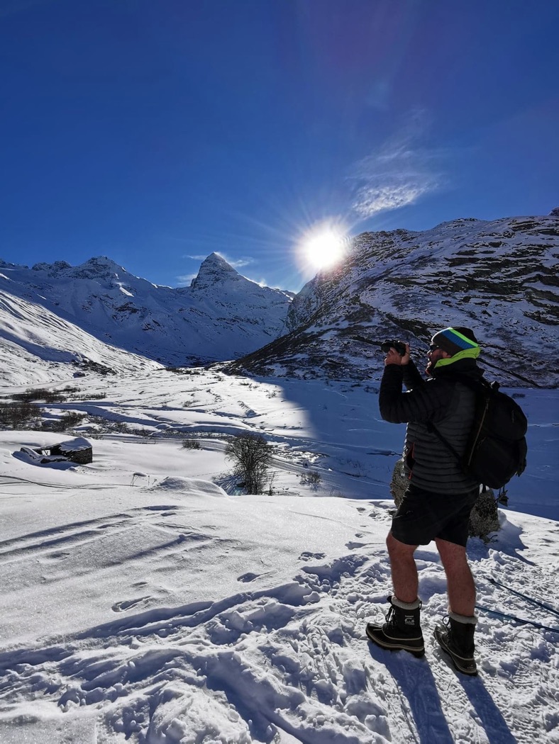 Sur les hauteurs de Bonneval, en raquettes et à pieds - Découvrir les Alpes