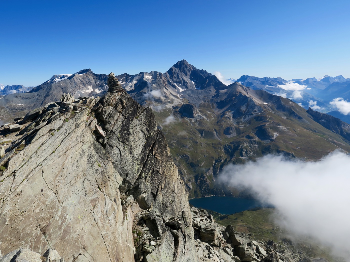 Le Râteau d'Aussois (3128m) par le Col de la Masse (2923m), depuis le ...