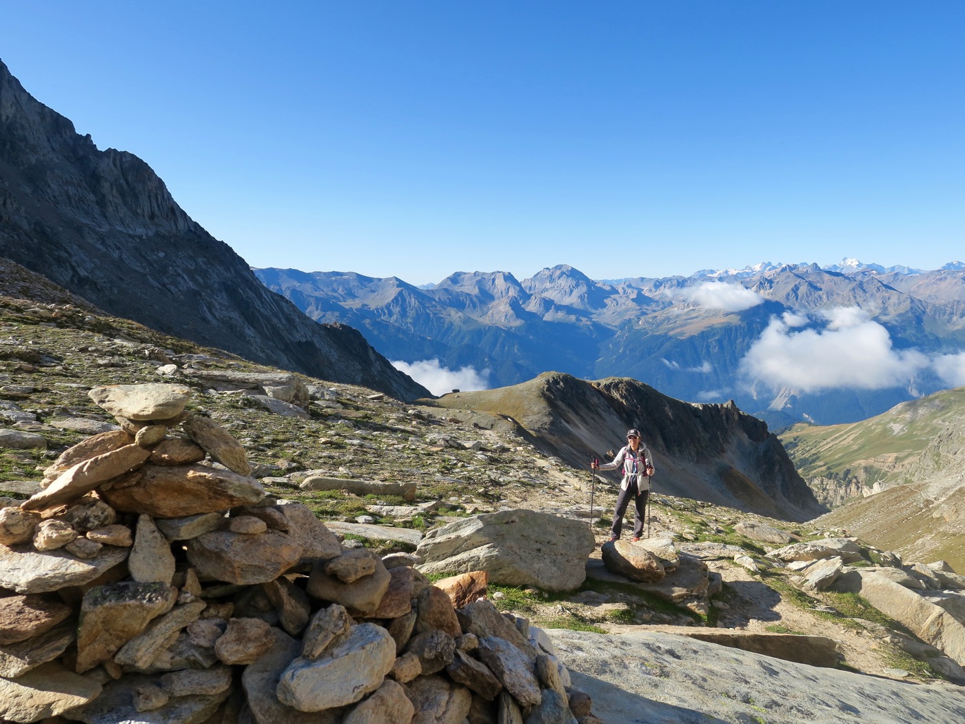 Le Râteau d'Aussois (3128m) par le Col de la Masse (2923m), depuis le ...