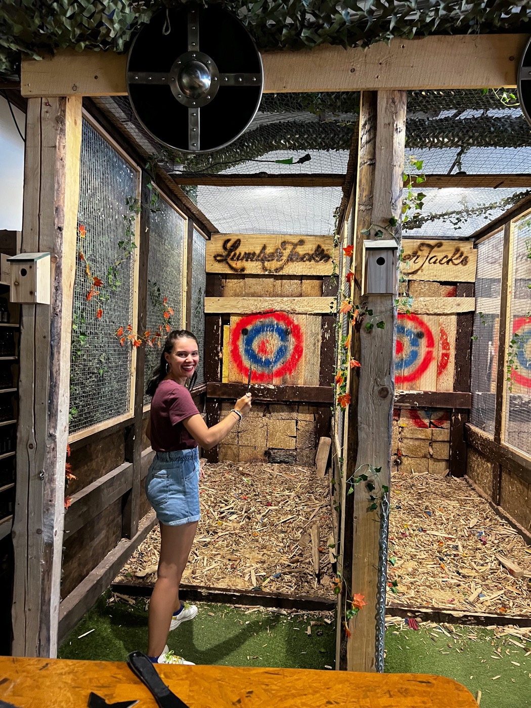 Lumber Jacks, lancé de hache au coeur de Chambéry