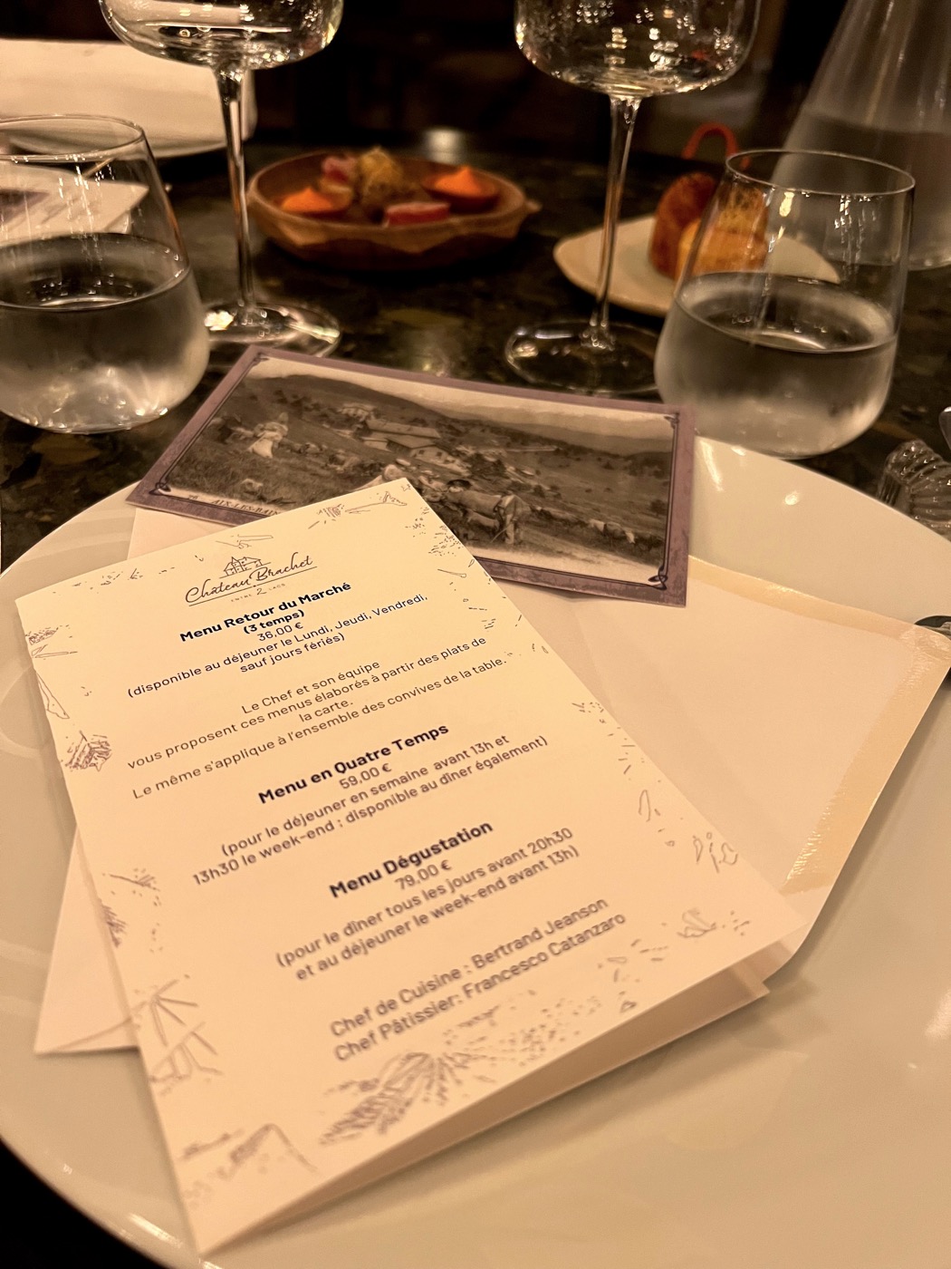 La Table du château, restaurant gastronomique du Château Brachet