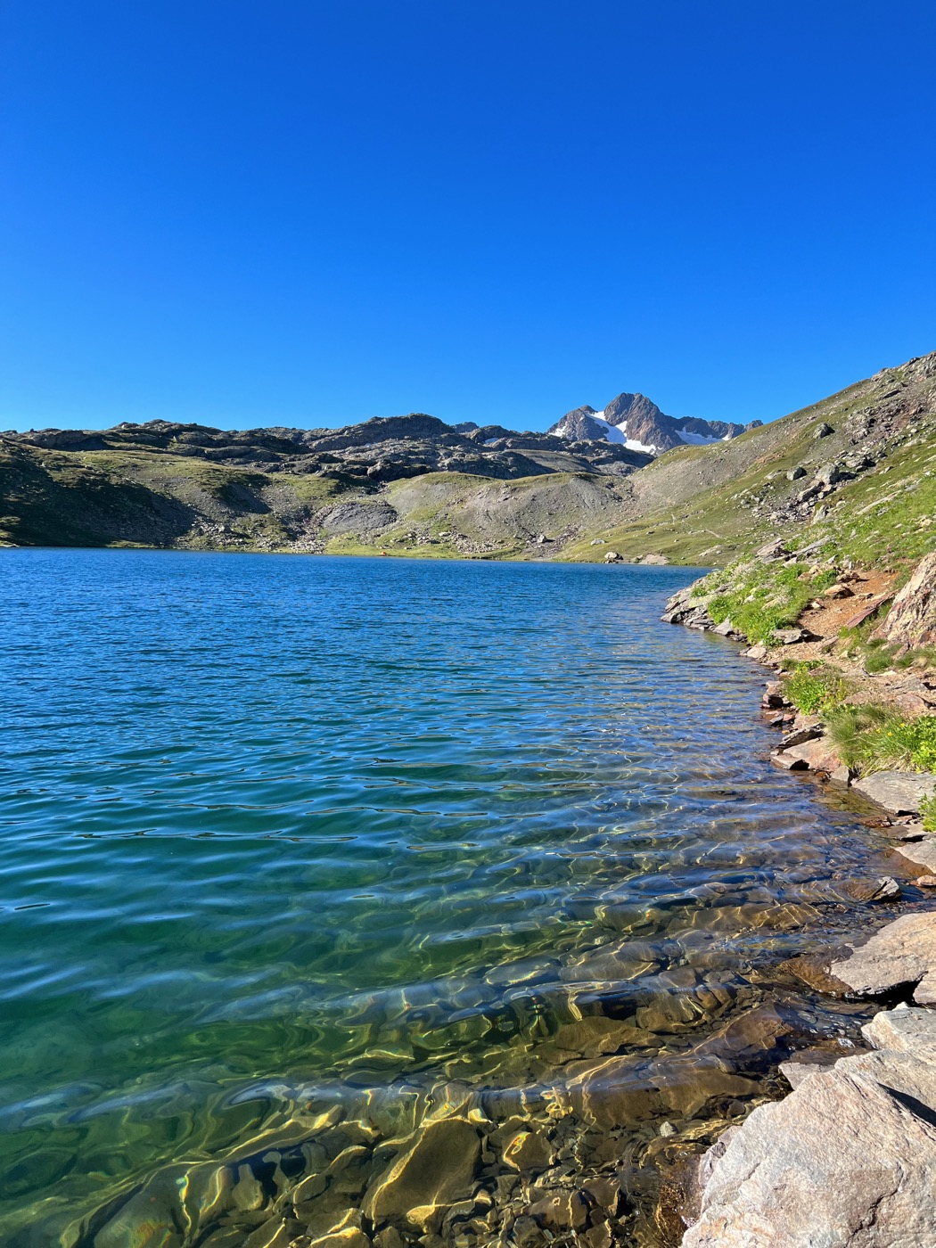 Le Glacier de Saint Sorlin (2700m), via les lacs Bramant, Blanc et Tournant